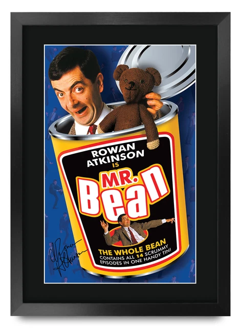 MR BEAN A3 Framed Rowan Atkinson Printed Signed Autograph Picture for ...