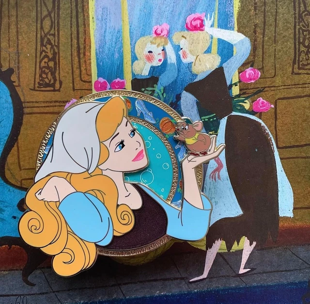 CINDERELLA & GUS Disney Fantasy Profile Rags Cindy Enamel Pin on Pin ...