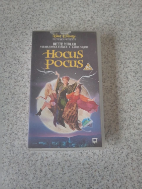 HOCUS POCUS VHS PAL UK Video DISNEY CLASSIC BETTE MIDLER SARAH JESSICA ...