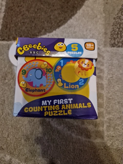 CBEEBIES PUZZLES: MY First Counting Animal or My First Alphabet Puzzle ...