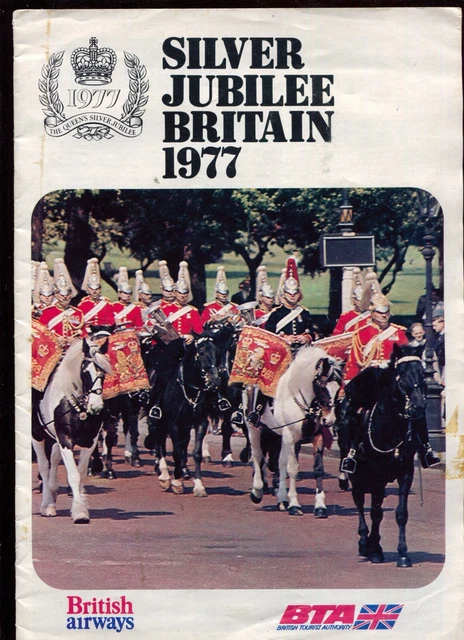 SILVER JUBILEE BRITAIN 1977 british airways tour guide book $20.00 ...