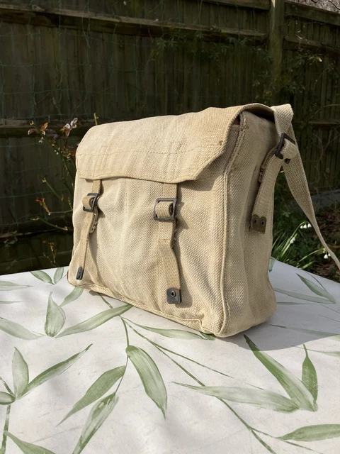 BRITISH ARMY POST WW2 Small Pack 37 Pattern Webbing Bag Satchel ...