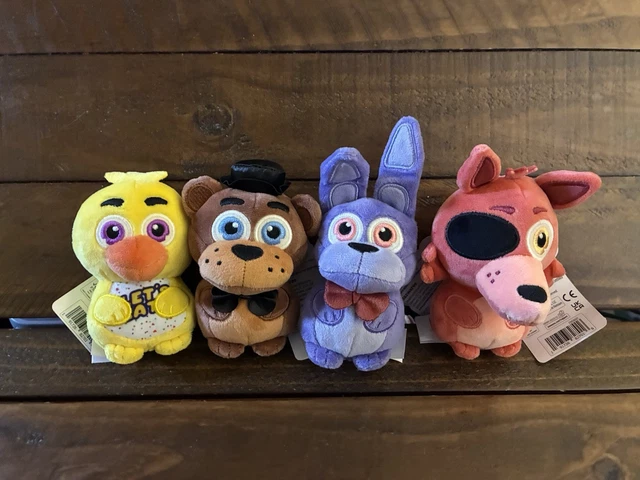 JAZWARES FIVE NIGHTS at Freddy's FNAF 4" Mini Plush Set Of 4 Freddy ...