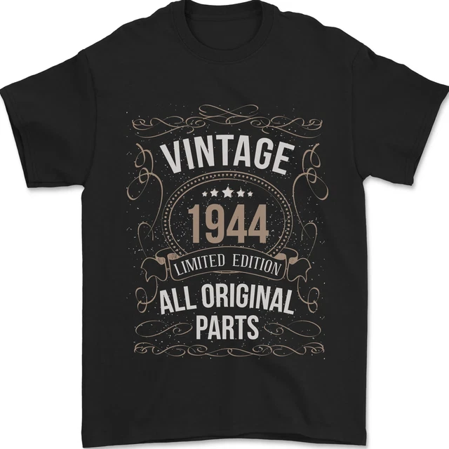 80TH ANNIVERSAIRE ÉDITION Limitée 1944 T-Shirt 100% Coton EUR 12,36 ...