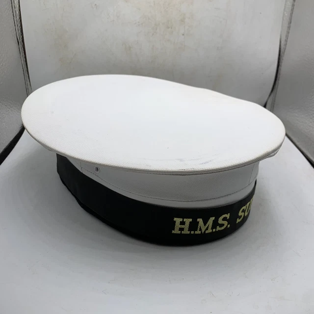 BRITISH ROYAL NAVY Class II Sailor's Pork Pie Cap Hat - HMS Sultan ...
