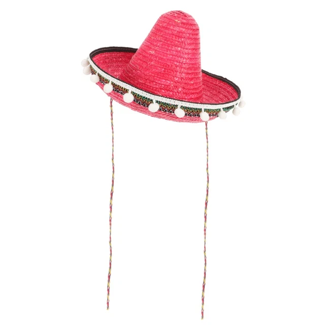 MEXICAN COSTUMES SPANISH Theme Straw Hat Mexico Wide-brimmed Decor $156 ...