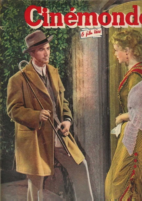 CINÉMONDE N° 916 - Daniel Gélin - Simone Simon (Février 1952) EUR 5,00 ...