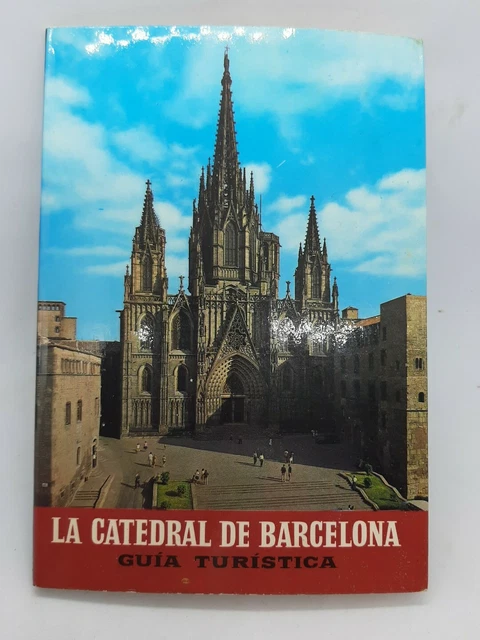 VTG TOURIST BOOK of La Catedral De Barcelona Spain With Color Prints 50 ...