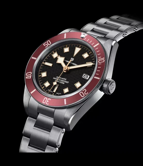 PAGANI DESIGN PD1671 Tudor BB58 2022 Homage Red/Black NH35 *UK STOCK ...