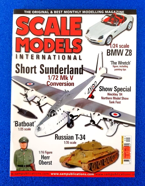 SCALE MODELS INTERNATIONAL Volume 34 No. 402 Sept. 2004 Magazine Ships ...