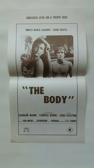 VINTAGE ORIGINAL 1974- The Body-Italian Movie-Australian Daybill Poster ...