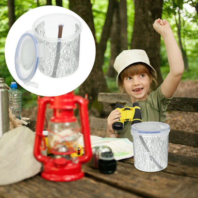 PET SUPPLY STICK Insect Enclosure Mantis Cage Crawl Feeding Box to ...