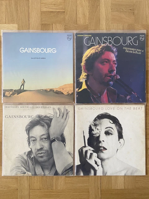 SERGE GAINSBOURG LOT de 4 albums vinyles 33 tours (4 vinyl LPs bundle ...