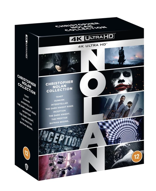 CHRISTOPHER NOLAN: DIRECTOR'S Collection (4K UHD Blu-ray) Tom Hardy ...