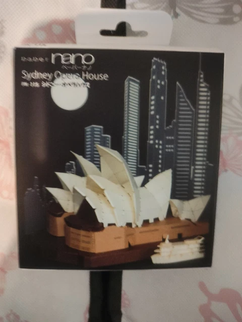 PAPER NANO SYDNEY Opera House Laser Cut Model Kit £10.75 - PicClick UK
