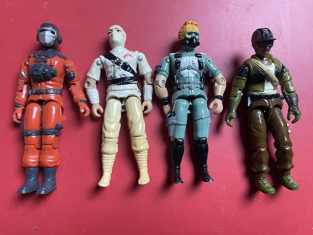 HASBRO GI JOE lot 4 figurines articulées années 80 vintage EUR 15,00 ...