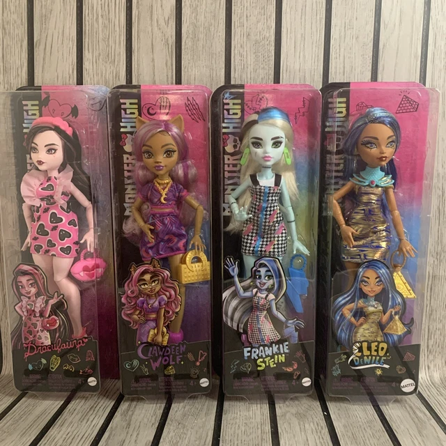 MONSTER HIGH DRACULAURA Cleo De Nile Clawdeen Frankie Stein G3 ...