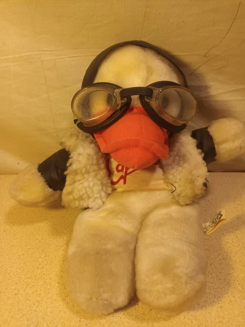 VINTAGE PMS PILOT Duck, 10 Inch Plush Soft Toy, £5.43 - PicClick UK