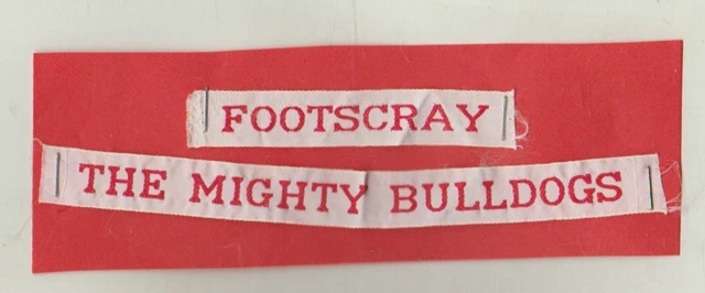 FOOTSCRAY CLUB DUFFLE Coat Name Tags Set Of 2 Tags $12.00 - PicClick AU
