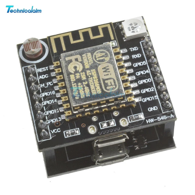 MINI NODEMCU ESP8266 scheda di sviluppo cloud seriale WIFI Witty modulo ESP-12F EUR 3,04 ...