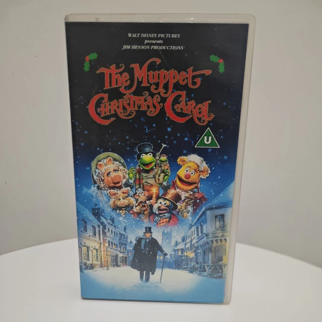 THE MUPPET CHRISTMAS Carol VHS 1993 Jim Henson Walt Disney Pictures VTG ...