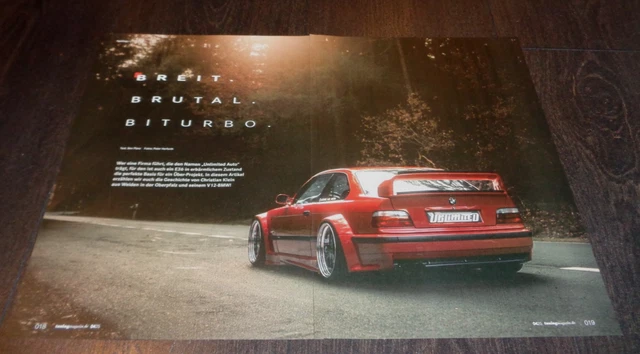 BMW E36 COUPE Widebody V12 Tuning Bericht (2025) EUR 1,00 - PicClick DE