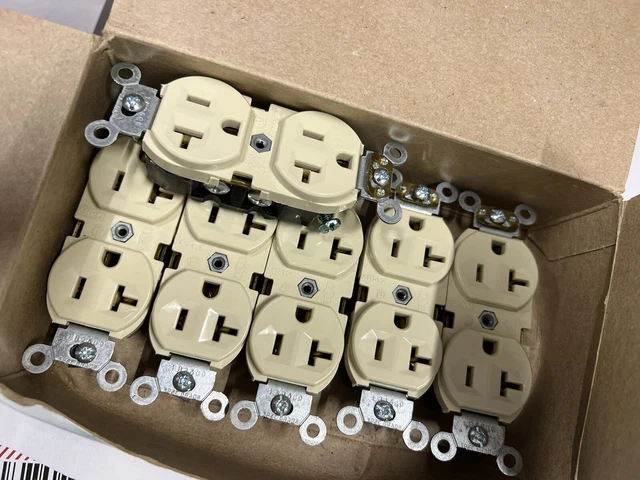 LEVITON IVORY BR20-I Back Side Wire Duplex Outlet 20A-125V $38.37 ... LEVITON IVORY BR20-I Back Side Wire Duplex Outlet 20A-125V $38.37 ...