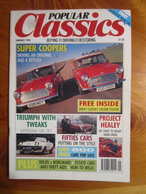 MAGAZINE POPULAR CLASSICS January 1990 Great ** Must See ** EUR 1,52 ...