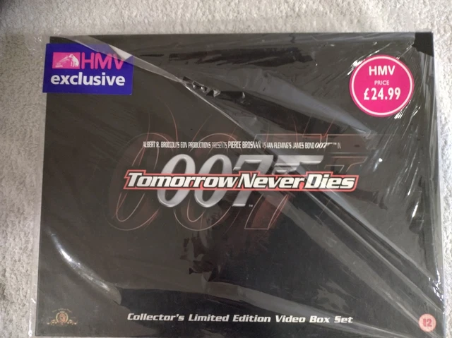 NEW JAMES BOND 007 Tomorrow Never Dies Collectors Limited Edition Video ...
