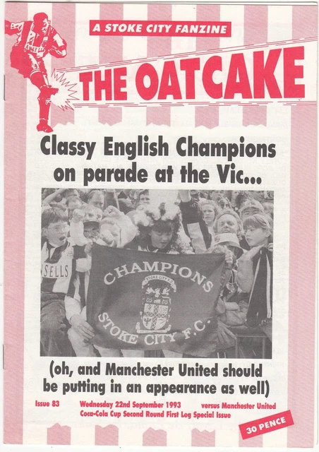 STOKE CITY FANZINE Issue 635 The Oatcake £3.00 - PicClick UK