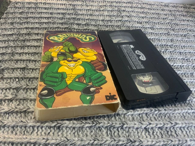 BATTLETOADS PILOT VHS Animated 1992 DIC Zits Rash Pimple Dark Queen VTG ...