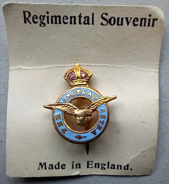 BRITISH WW2 RAF Royal Air Force Regimental Lapel Pin Badge Unissued £9. ...