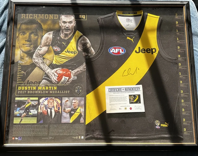 DUSTIN MARTIN BROWNLOW signed Guernsey Limited edition 125/300 $750.00 ...