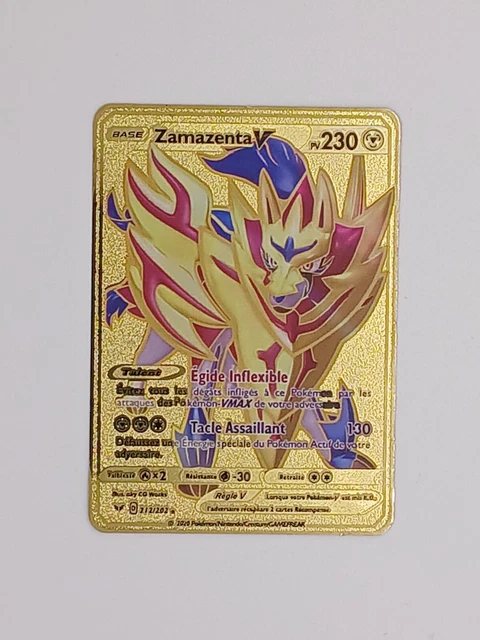 POKEMON GOLD METALL Karte Zamazenta V EUR 7,00 - PicClick DE