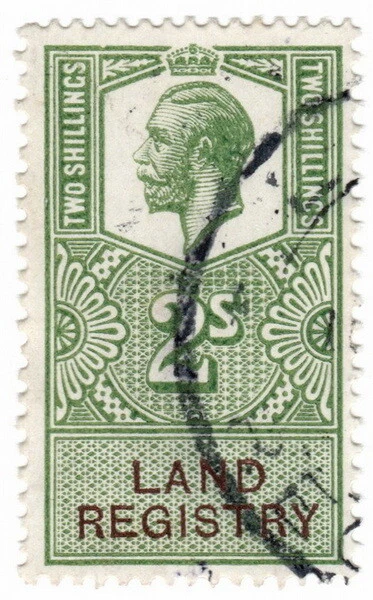 (I.B) GEORGE V Revenue : Land Registry 2/- £6.99 - PicClick UK