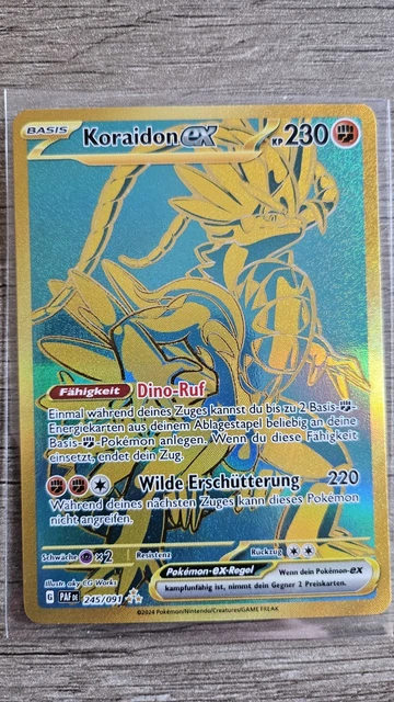 POKEMON KORAIDON EX Hyper Rare | Deutsch 245/091 Paldeas Schicksale ...