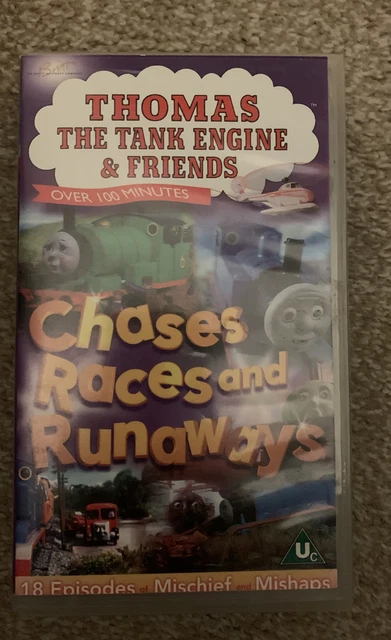 THOMAS THE TANK Engine And Friends - Chases, Races And Runaways (VHS ...