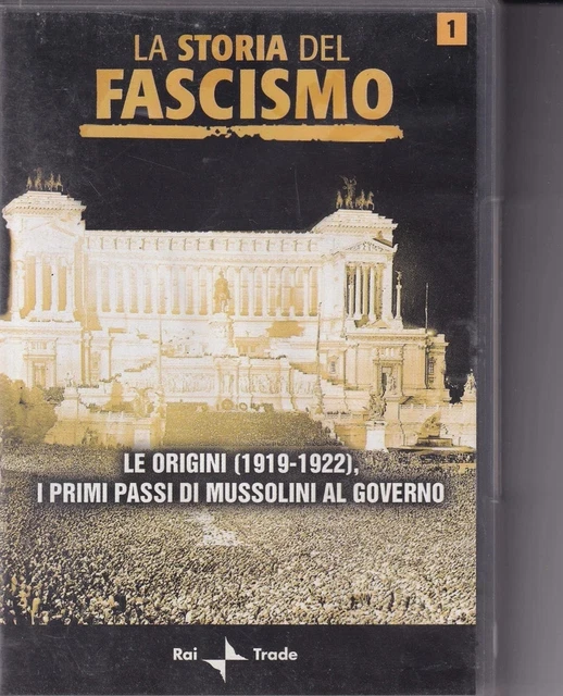 LA STORIA DEL Fascismo 1 Le Origini I Primi Passi Di Mussolini Dvd ...