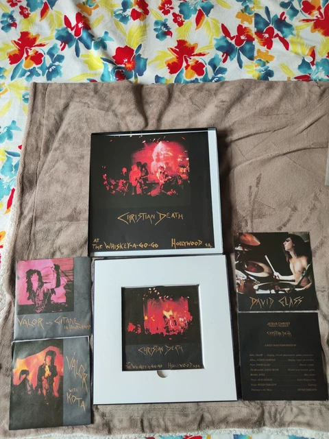 CHRISTIAN DEATH JESUS Christ Proudly Box 6X7 Live 1986/87 Rozz Williams ...