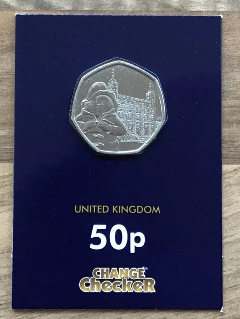 PADDINGTON AT THE TOWER 2019 COMMEMORATIVE 50p COIN CHANGE CHECKER ...