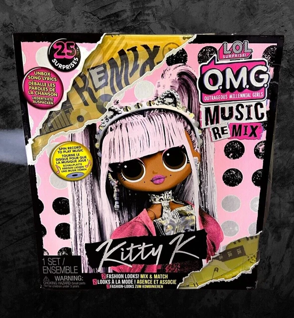 LOL SURPRISE OMG Remix, Kitty K- With 25 Surprises £22.00 - PicClick UK