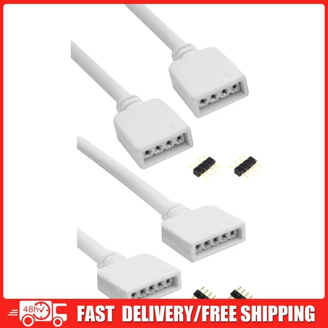 LED LIGHT STRIP Extender Wire RGB 4Pin/5Pin Lamp Bar Extension Cable ...