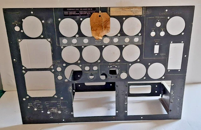 CENTRE INSTRUMENT PANEL from Vickers Super VC10, Instruments not ...
