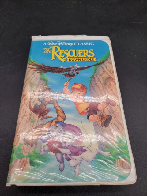 THE RESCUERS DOWN Under (VHS, 1991) Walt Disney Classics Collection ...
