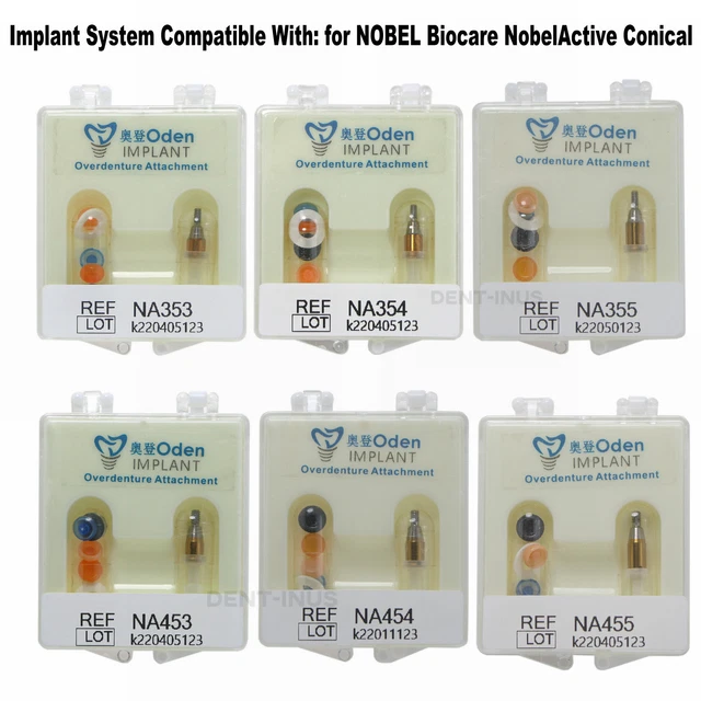 DENTAL ATTACHMENT ABUTMENT Male Cap Remove Tools for NOBEL NobelActive ...
