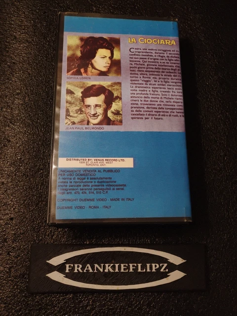 LA CIOCIARA - RARE Vintage Italian VHS $125.00 - PicClick CA