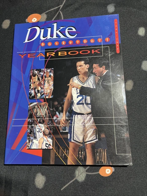 DUKE 1995-96 BASKETBALL Media Guide Players Vtg Rare £13.39 - PicClick UK