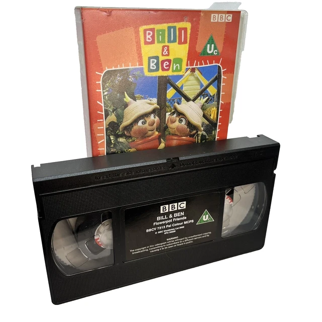 RETRO BILL AND Ben flower pot men vhs video tape kids bbc friends £9.95 ...