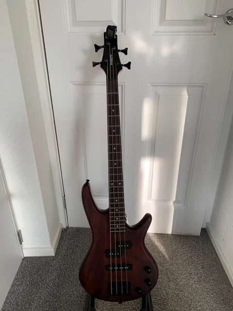 Ibanez Mikro Bass Guitar Gsrm20b Walnut Short Scale £12000 Picclick Uk