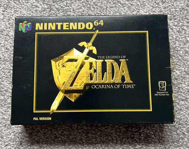 THE LEGEND OF Zelda Ocarina of Time N64 Game Boxed Complete Nintendo 64 ...